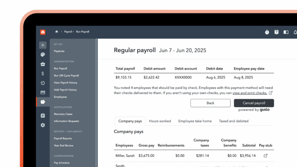 Integrated Payroll for Interior Designers